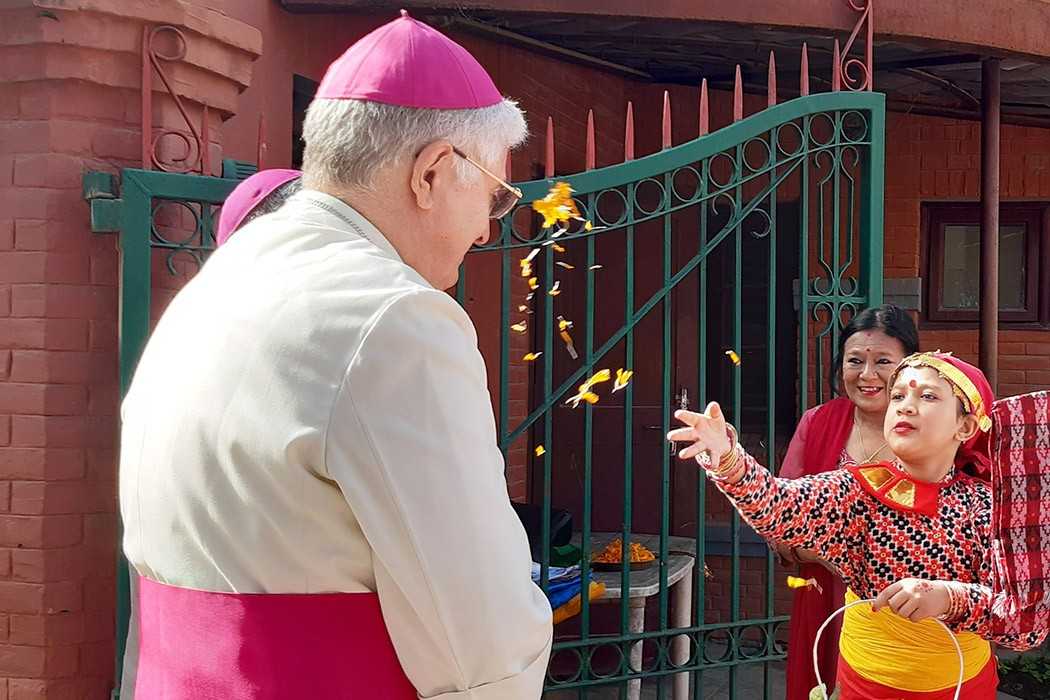Nepal welcomes Archbishop Diquattro - UCA News