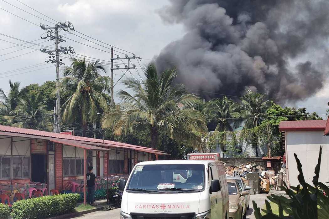 Fire destroys Manila church - UCA News