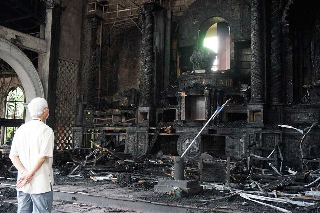 Fire destroys Manila church - UCA News