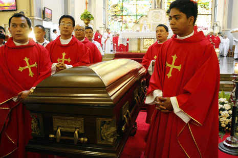 Funeral service for Cardinal Sanchez - UCA News