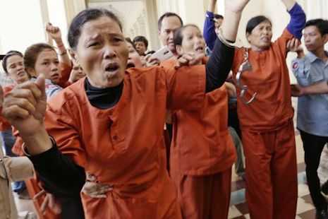 Cambodia court upholds convictions of land rights activists - UCA News