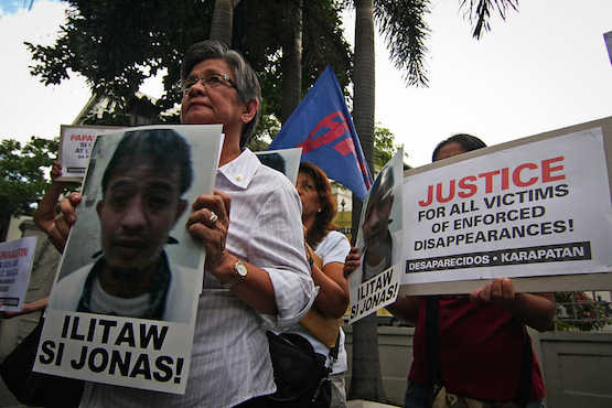 Mother of missing Filipino activist prays for help - UCA News