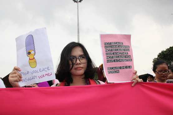 Indonesian Women March For Equal Rights Uca News
