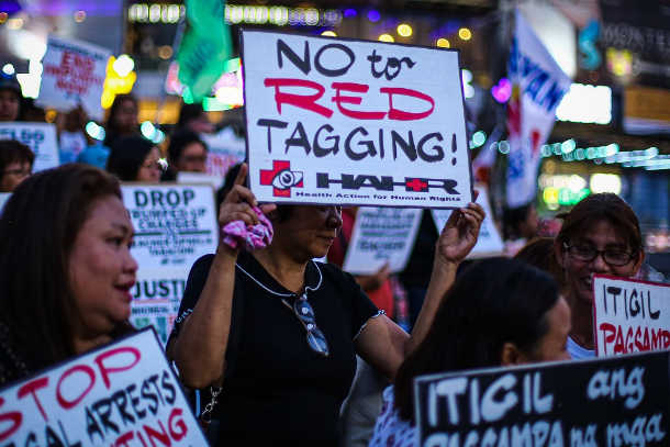 Philippine Protestants demand peace talks, end to red-tagging - UCA News