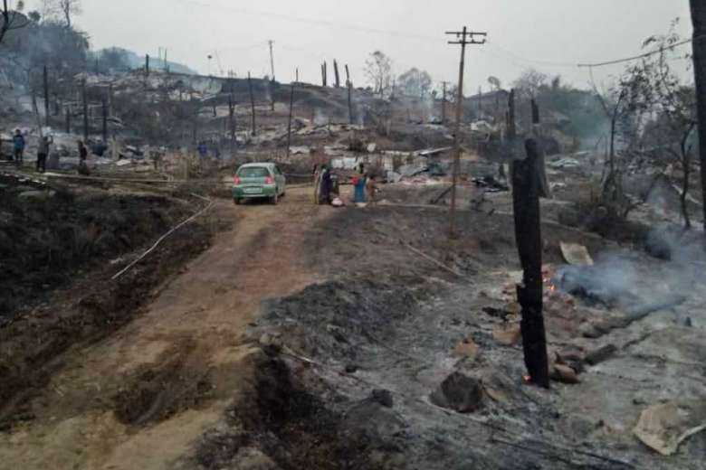 Hundreds homeless as fire ravages Indian Christian village - UCA News