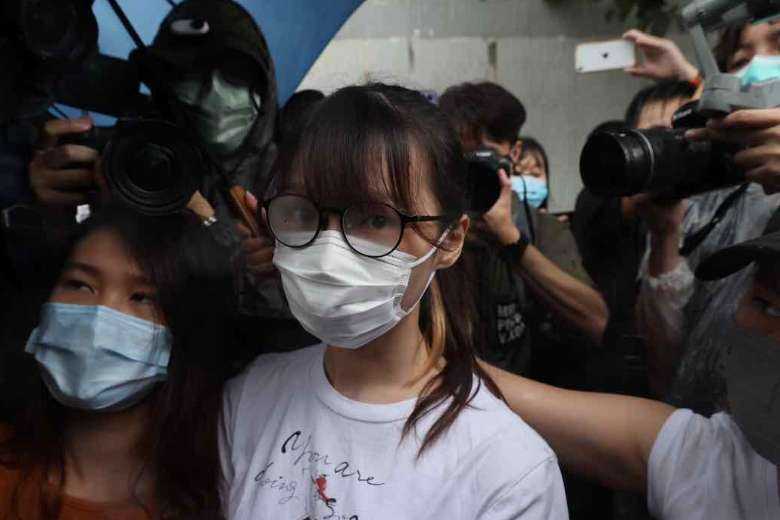 Hong Kong activist Agnes Chow released on pro-democracy protest ...