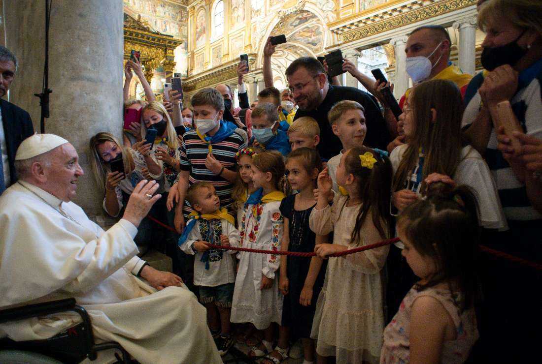 Ukraine invasion barbaric, but war is complicated, pope says - UCA News