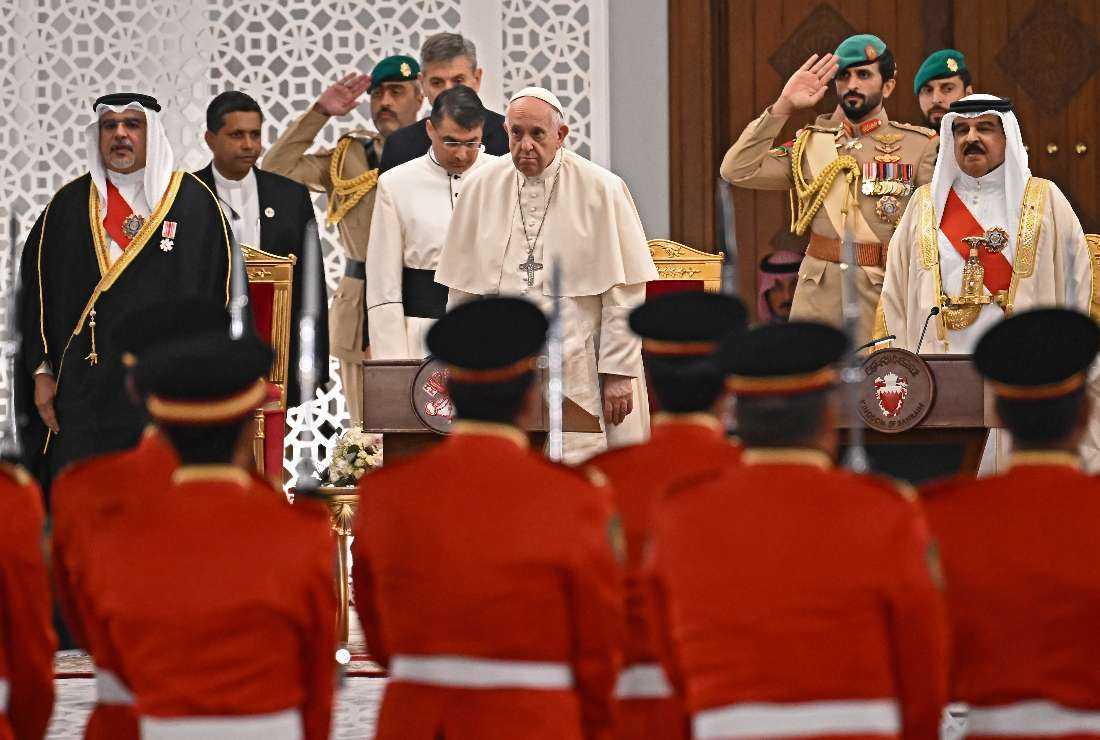 In Bahrain, pope calls for full religious freedom - UCA News