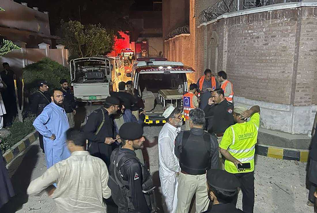 12 die in blasts at Pakistan police station - UCA News