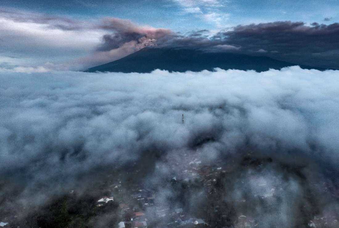 Villagers evacuate after Indonesia volcano eruption - UCA News