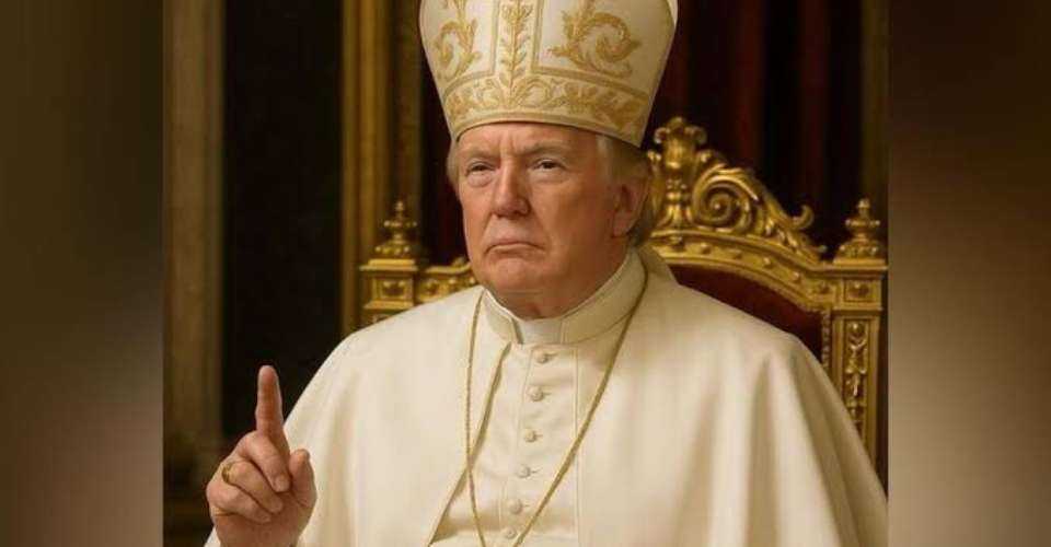 Donald Trump posts spoof picture dressed as pope - UCA News