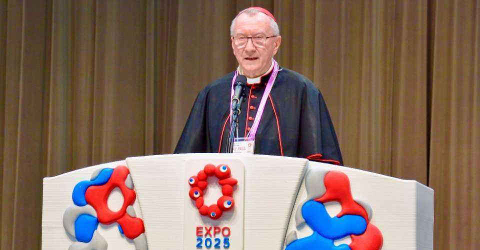 In Japan, Cardinal Parolin talks of limiting arms proliferation - UCA News