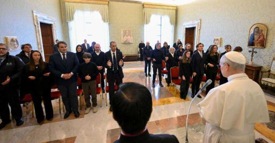 Pope Leo comforts families of victims of Swiss tragic bar fire - UCA News