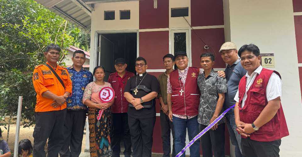 Caritas Indonesia launches housing project for flood survivors - UCA News