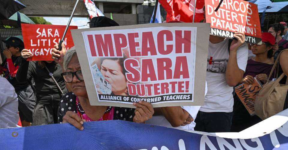 Philippine vice president impeached in historic corruption case - UCA News